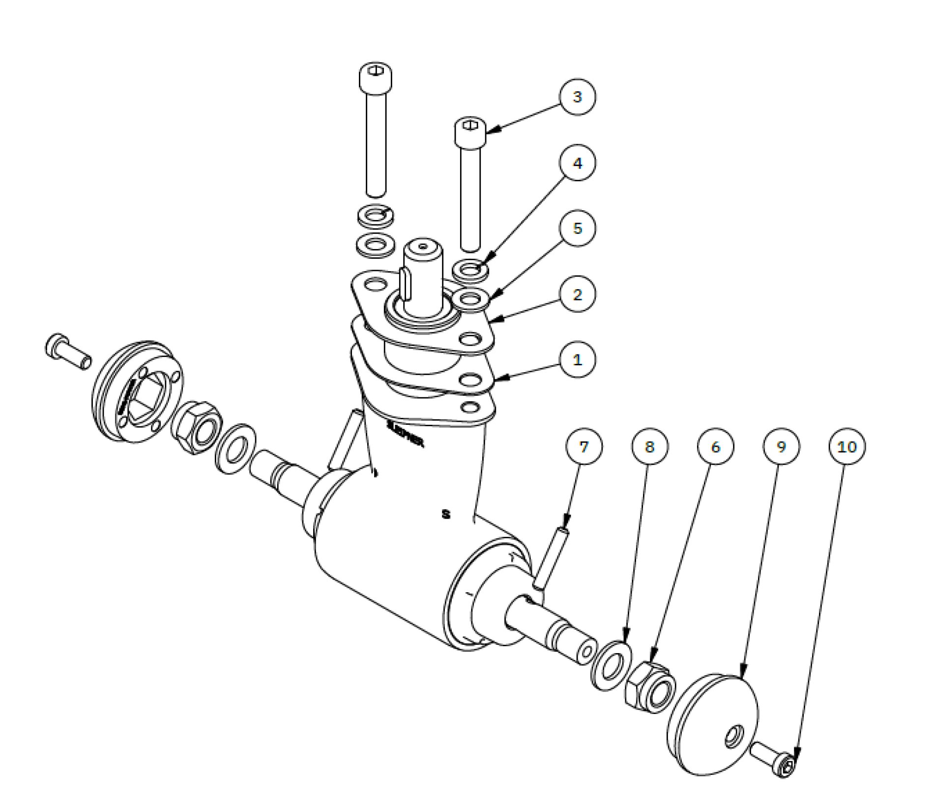 SE100 baug/hekk thruster 12V - Sleipner Norge