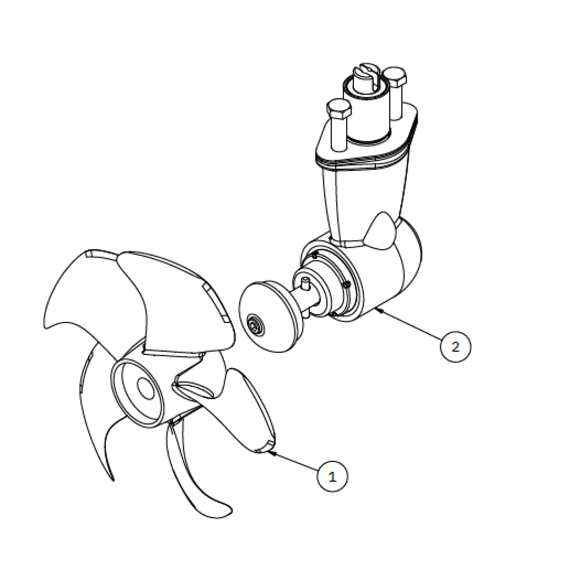 SE60 baug/hekk thruster 12V - Sleipner Norge